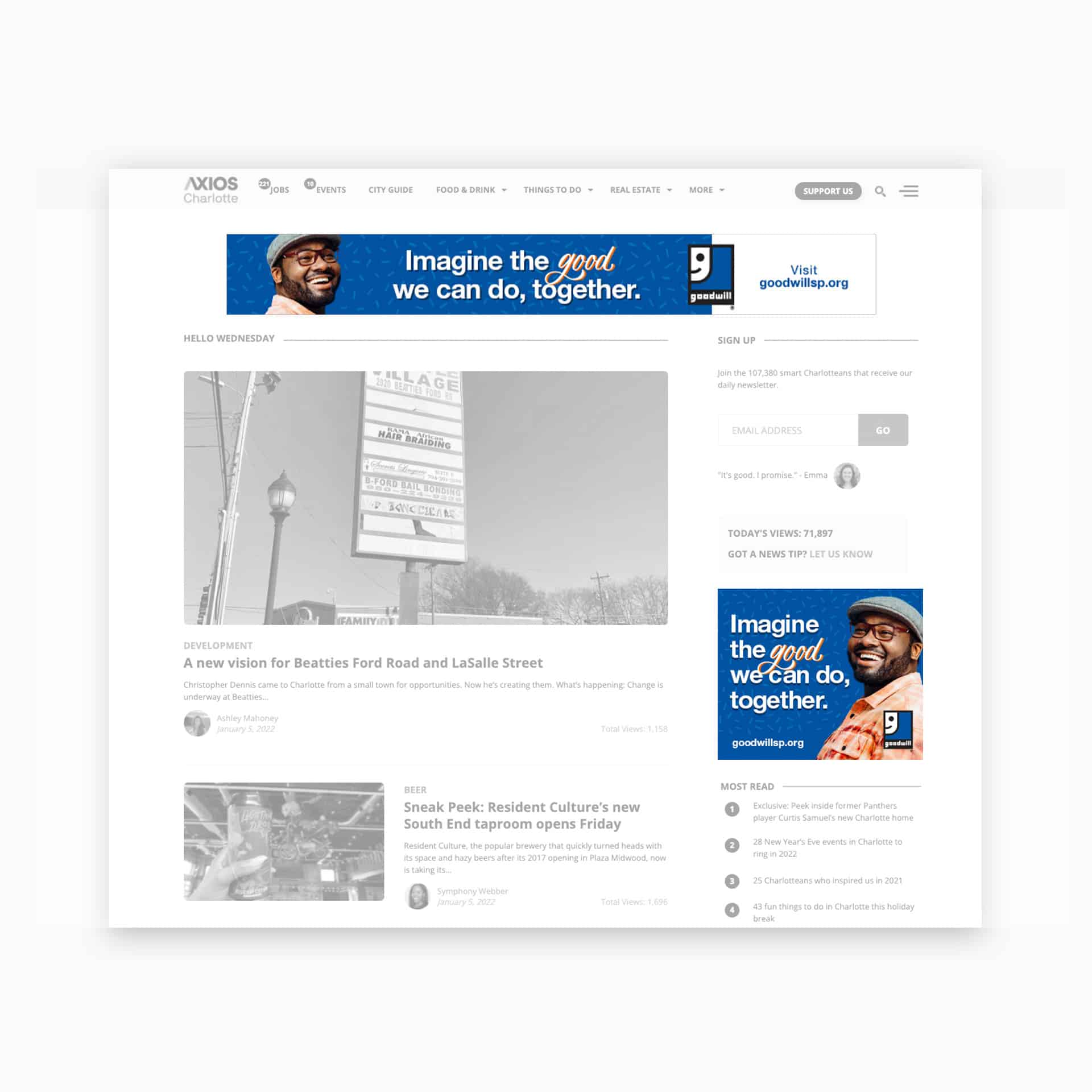 Bold statements: rolling out Goodwills new brand positioning